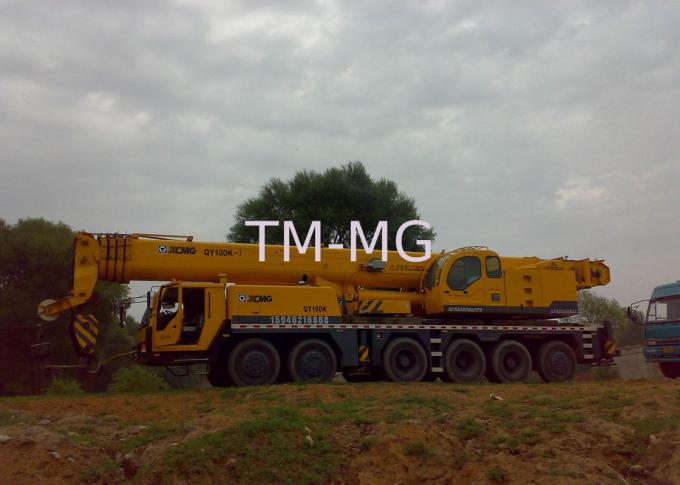 Extended Streamline Boom Hydraulic Mobile Truck Crane 100 Tons QY100K-I