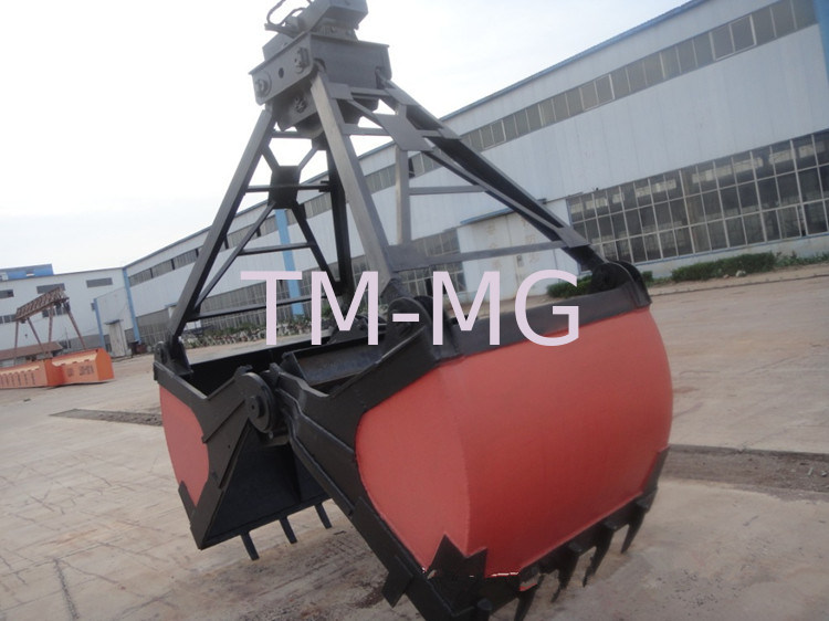 3ton 5ton 10 Ton Single Girder Crane / Grab Bucket Bridge Crane 18m ...