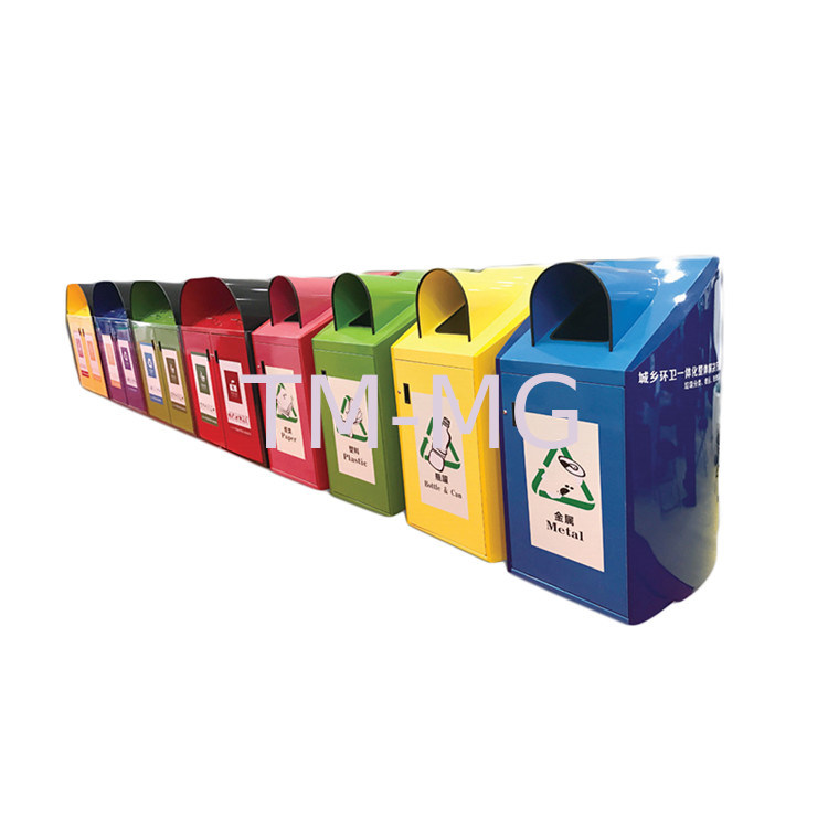 Outdoor Garbage Collection Waste Sorting Bin / Classified Heavy Duty ...