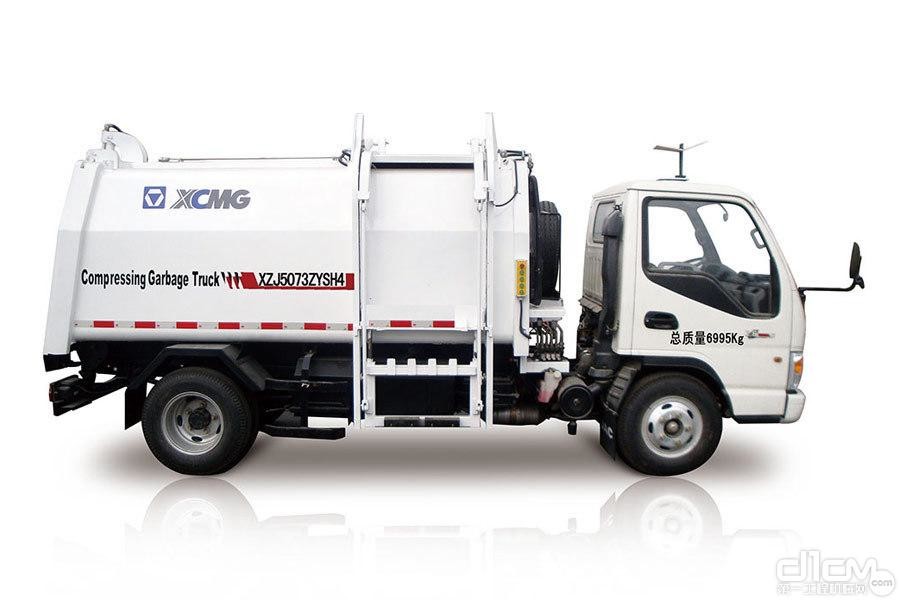 City Side Loader Garbage Truck