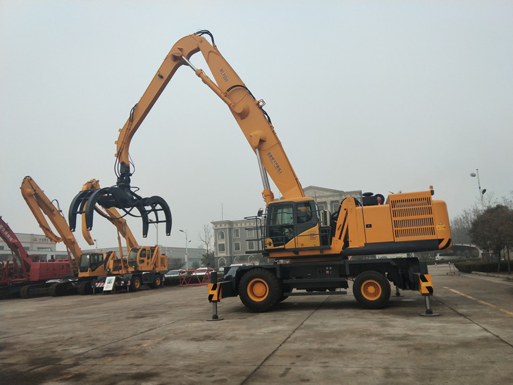 50 Ton WLYS50 Dual Power Material Handling Machine Hydraulic Wheeled ...